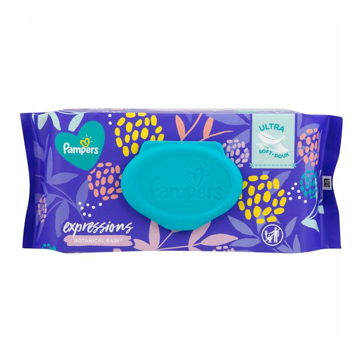 Pampers Expressions Botanical Rain Wipes (56 wipes) - Hubtel